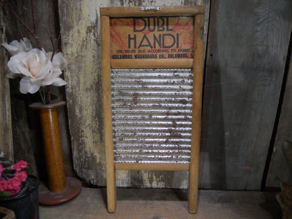 Vintage Washboard Repurpose. Reuse. Farmhouse Magnet Board - Etsy