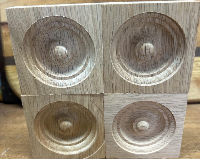 Victorian Style Oak Corner Trim Rosettes, Woodworking Restoration - Etsy