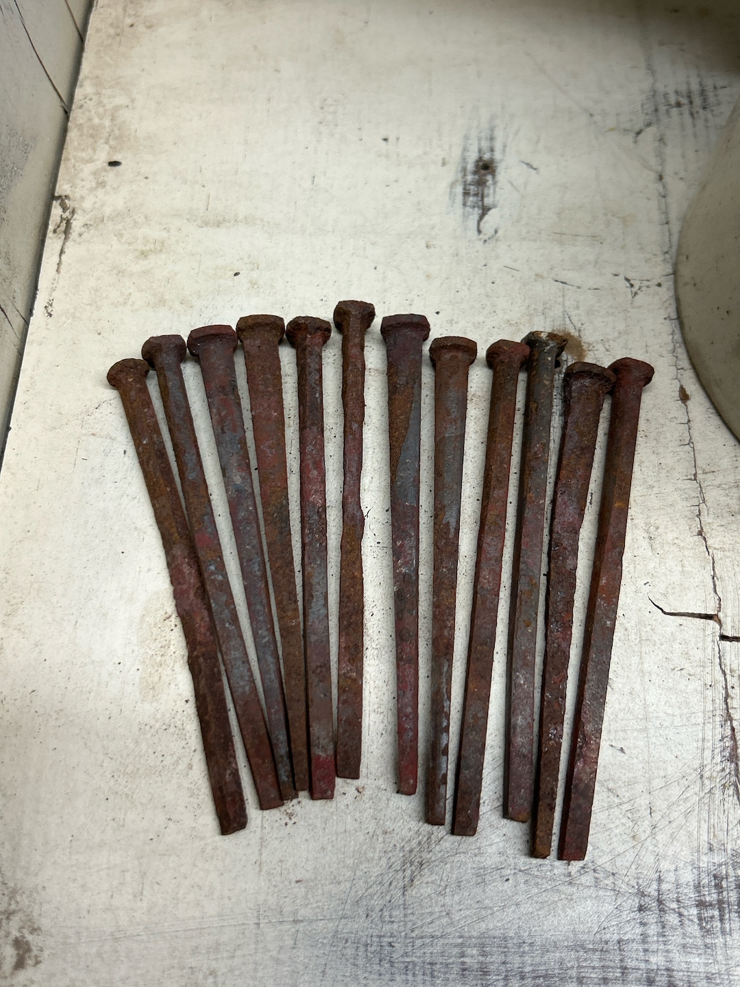 Vintage Blacksmith Square Nails 12 Pack, 4” Barn Nails - Etsy