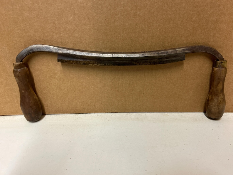 Vintage Lumberjack Timber Log Cabin Draw Knife , Farm Tool, Wood ...