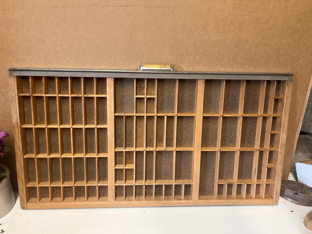 Antique Printer Drawer, Hamilton , Letterpress Tray, Typeset Tray ...