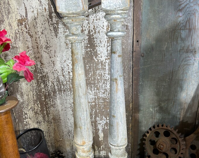 2 Vintage Industrial Salvage, Spindles, Victorian - Etsy