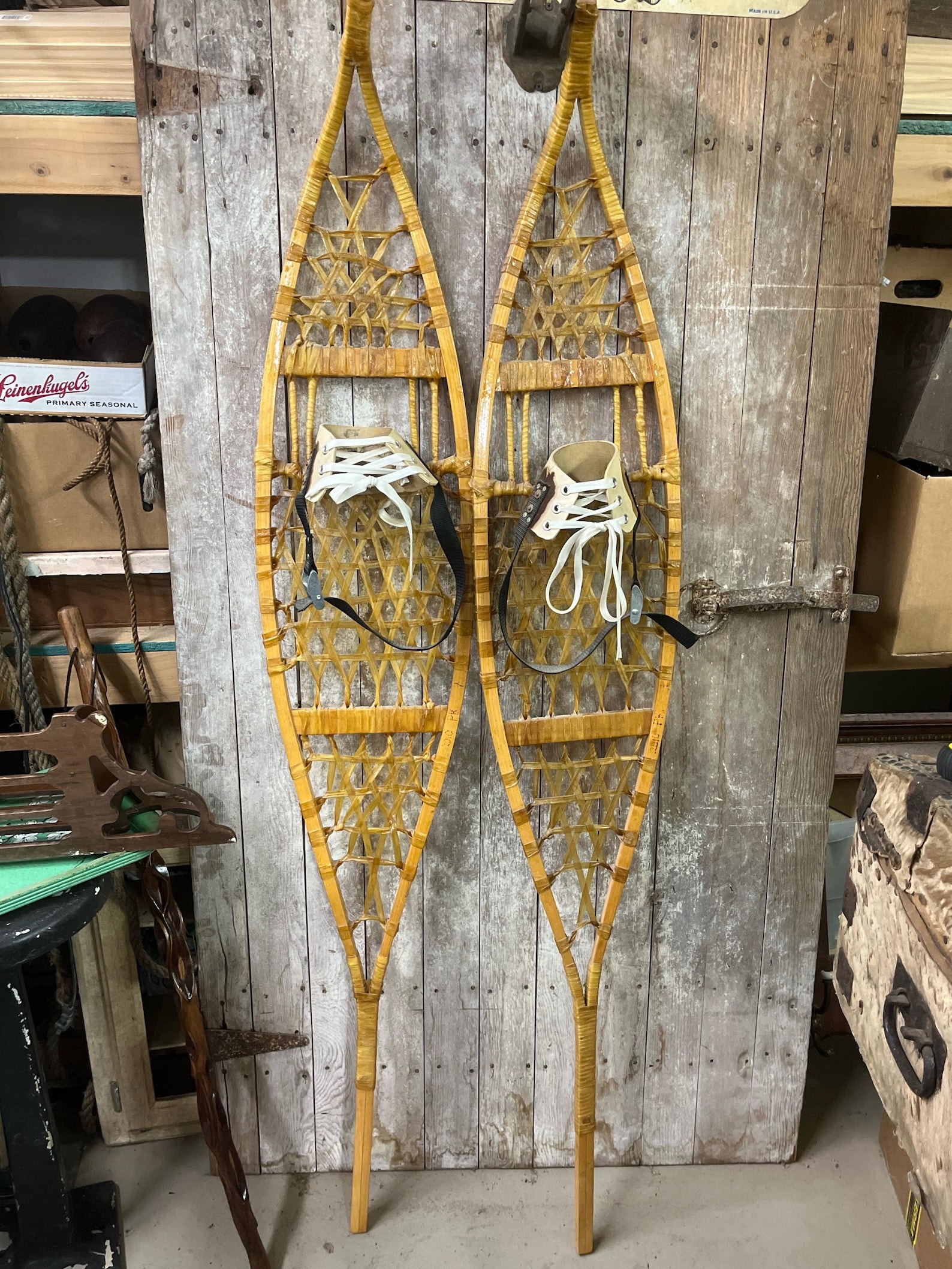 Vintage Handmade Snowshoes. Cabin Decor. - Etsy