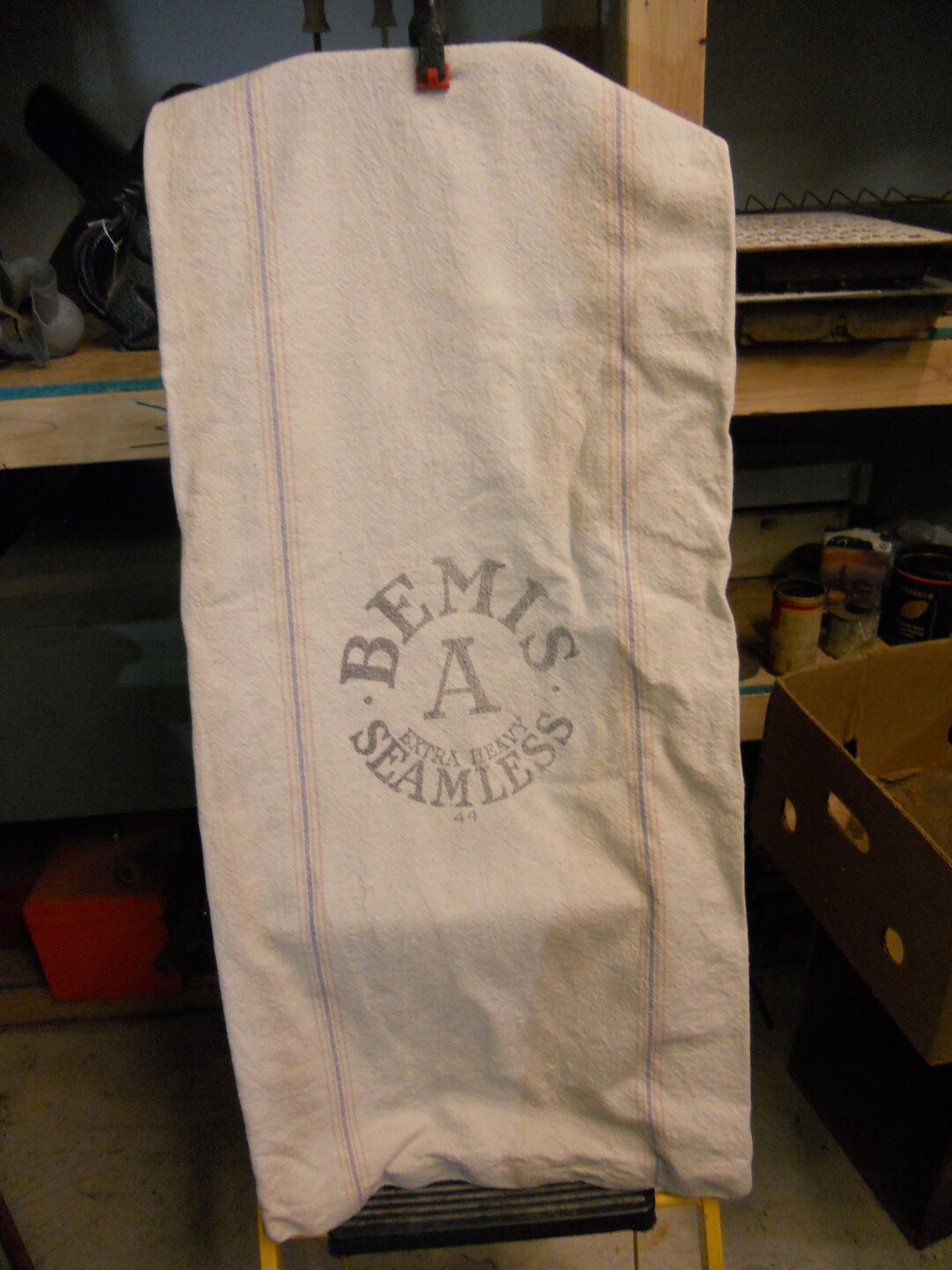 Vintage Bemis "a" Seamless Burlap Sack - Etsy