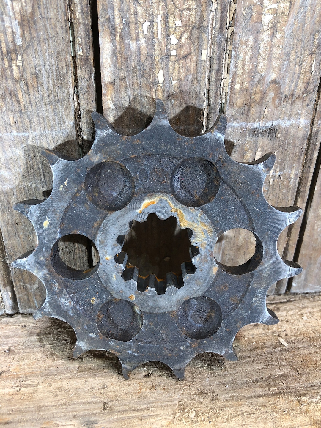 Vintage Industrial Salvage, Steampunk, Metal Wheel Sprocket, Farm ...