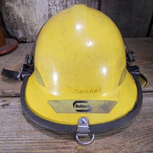 Firefighter Helmet, Bullard Brand - Etsy