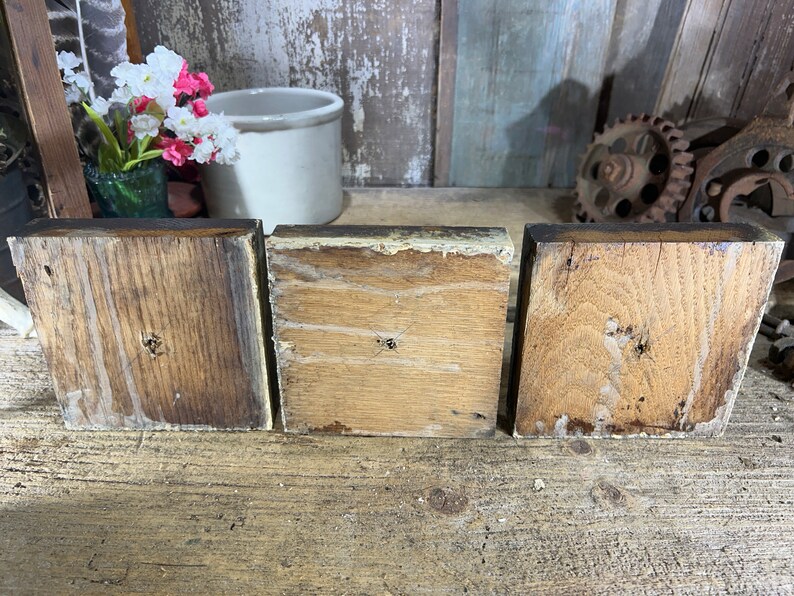 Antique Victorian Salvage 3 Wood Door Corner Rosettes, Window Door Trim ...