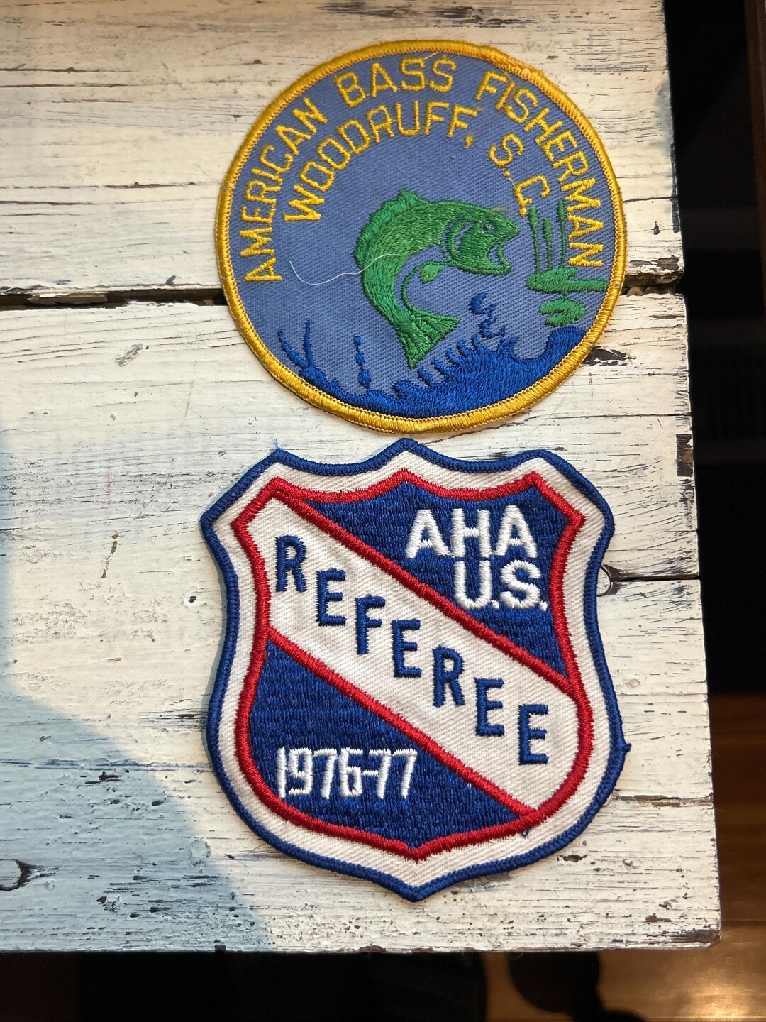 AHA U S Referee Patch Bass Fisherman Woodruff S.C - Etsy