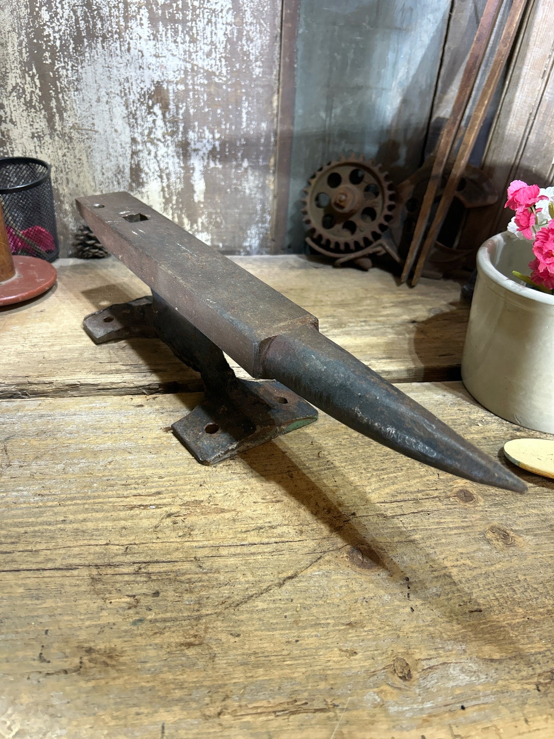 Blacksmith Anvil , Blacksmith, Tin Smith, Railroad Rail, Fordged - Etsy