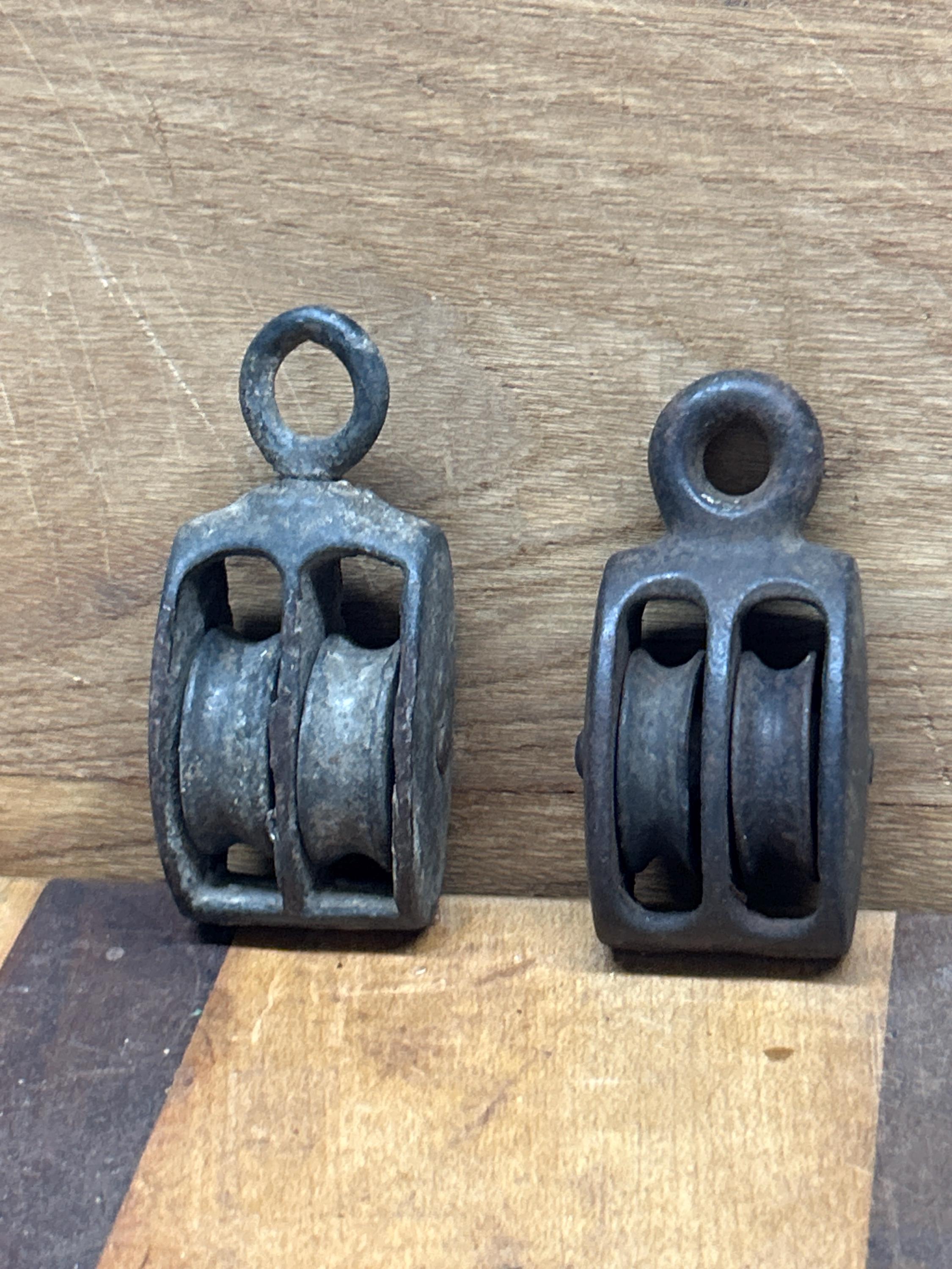 Vintage Metal /pulleys 1/4” Rope ”. Small - Etsy