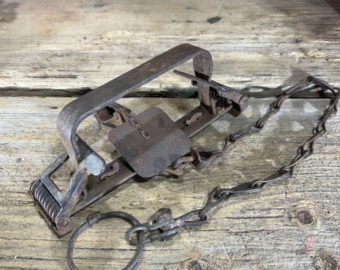 Vintage Trap 1800’s Era, Easy Set Brand #2 Coyote, 8”long , ,beaver - Etsy