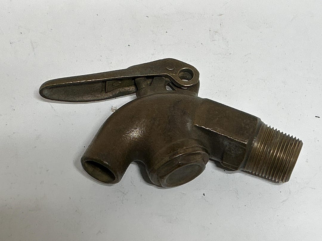 Vintage Barrel Spigot, Faucet. Antique Brass Valve - Etsy