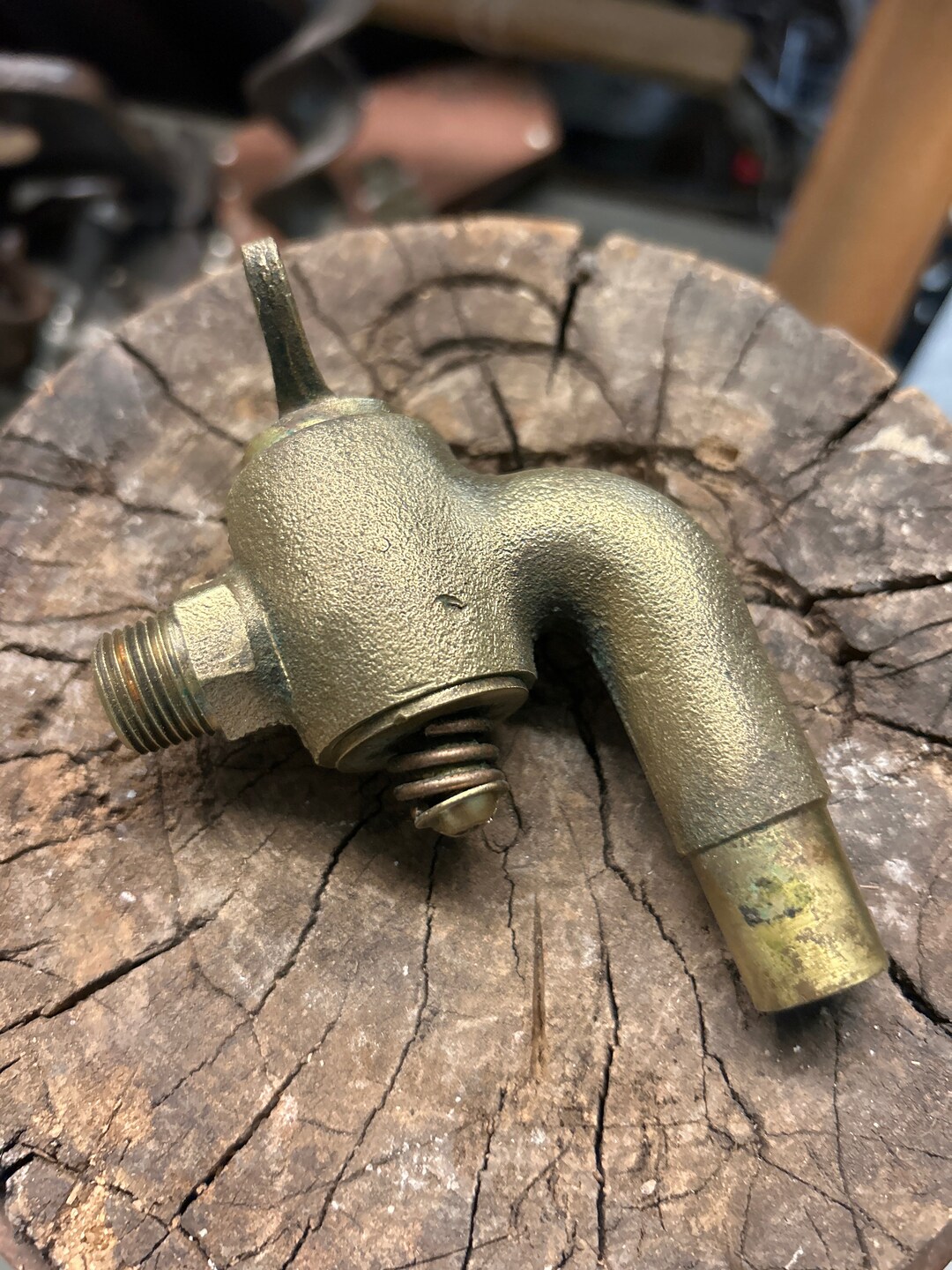 Vintage Standard Brand Barrel Spigot, Faucet. Petroleum Antique Brass ...