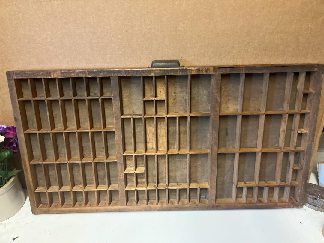 Antique Printer Drawer, Hamilton , Letterpress Tray, Typeset Tray ...