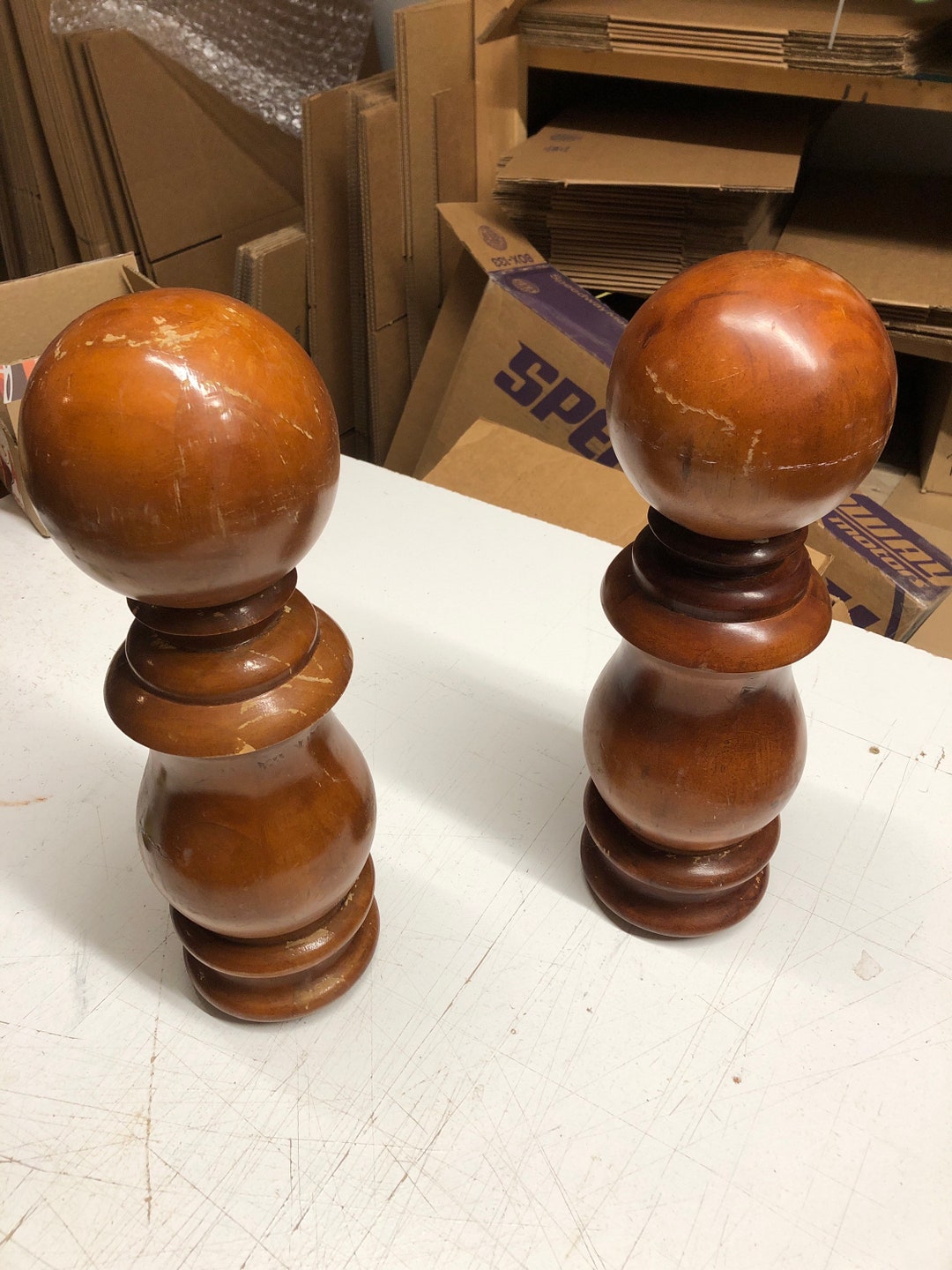 Vintage Newel Wooden Post Top, Architectural Salvage, Large - Etsy