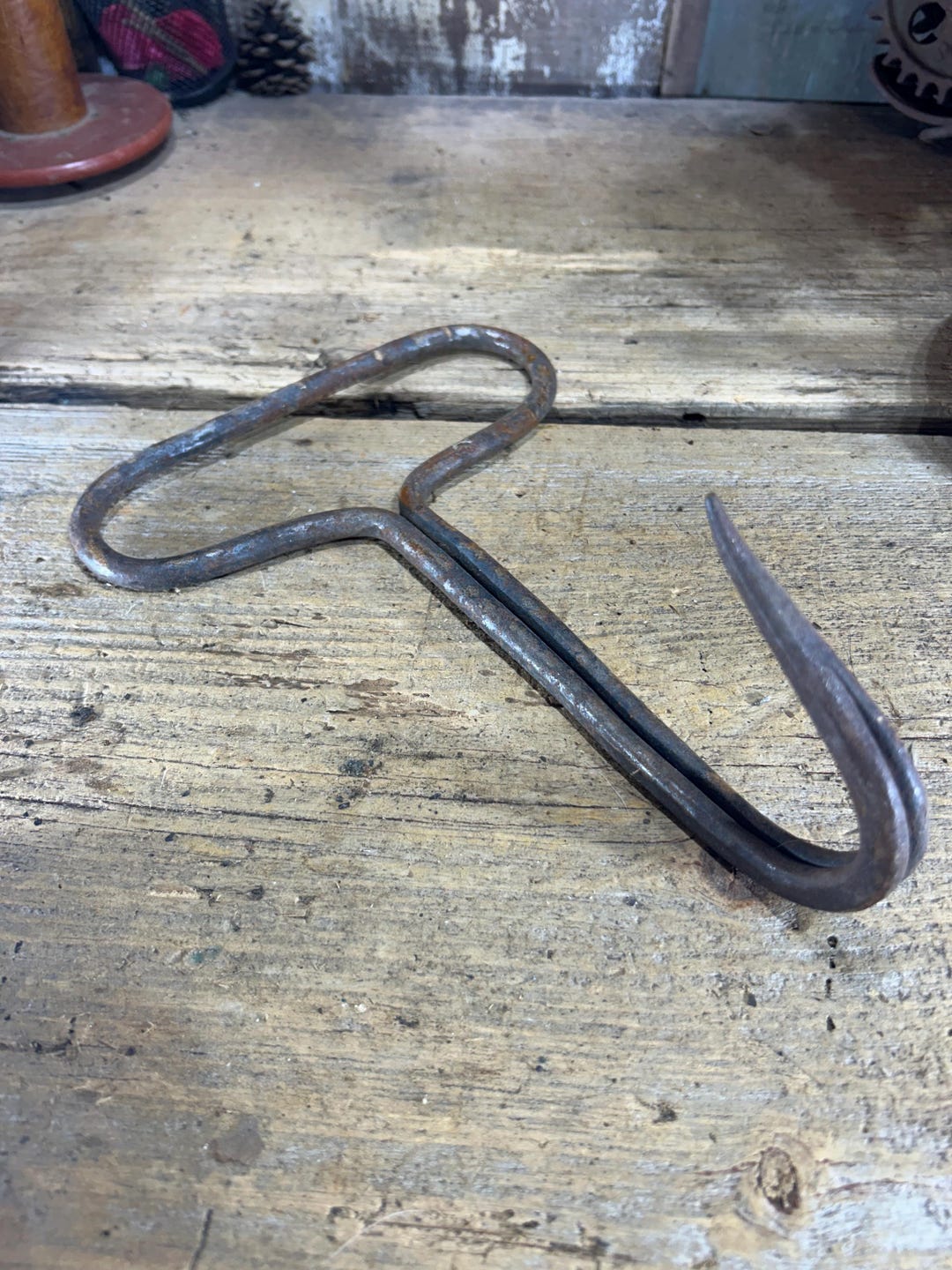 Forged Primitive Hay Hook, Bale Hook , Meat Hook. Straight From the ...