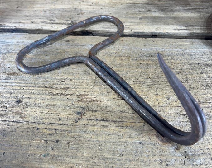 Forged Primitive Hay Hook, Bale Hook , Meat Hook. Straight From the ...