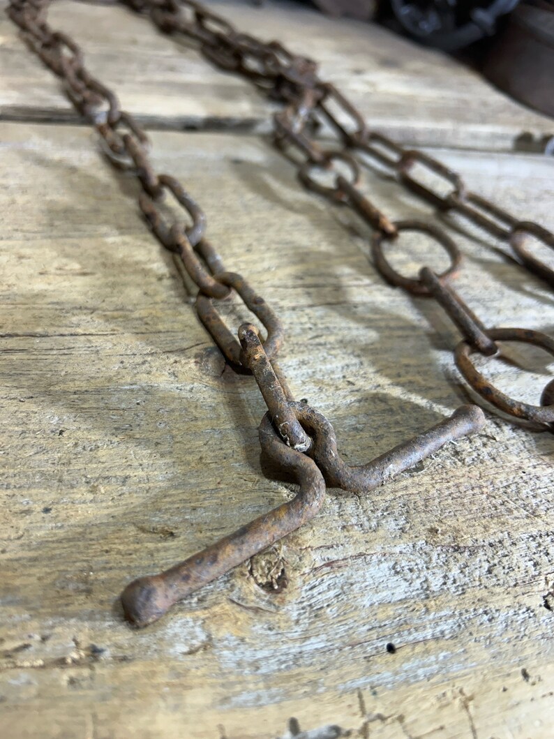 Vintage Cow Chain, Barn Chain , Farmyard. - Etsy