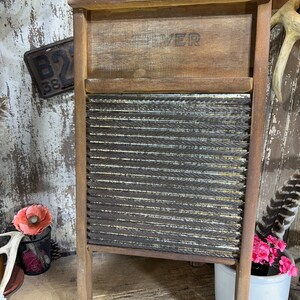 Vintage Washboard Repurpose. Reuse. Farmhouse, Magnet Note Board ...
