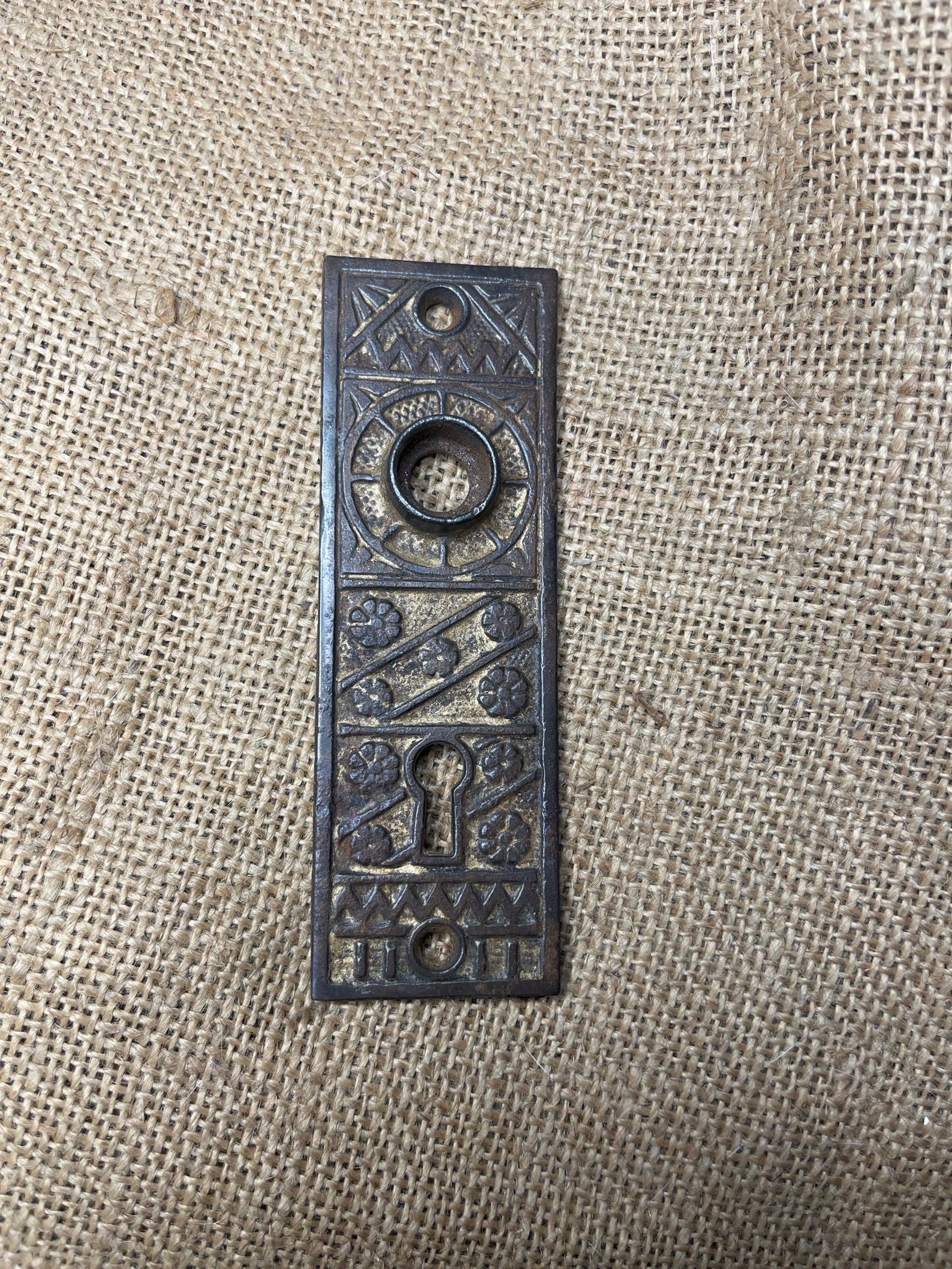 Victorian Ornate Doorknob Back Plate Metal - Etsy