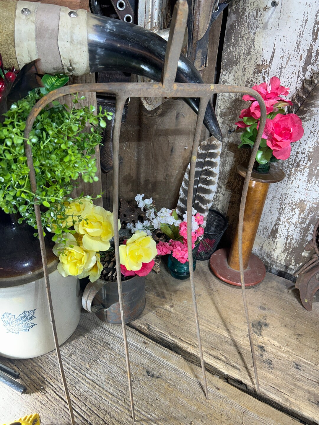 Antique Pitch Fork, From the Barn. Hay Fork - Etsy