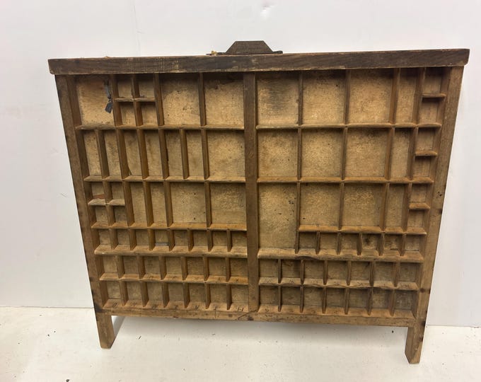Cleaned Letter Press Tray/printer Drawer. Cleaned, Wood Display ...
