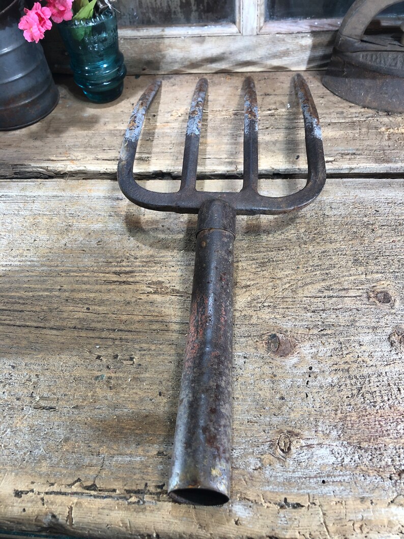 Antique Pitch Fork From the Barn. Garden Fork - Etsy