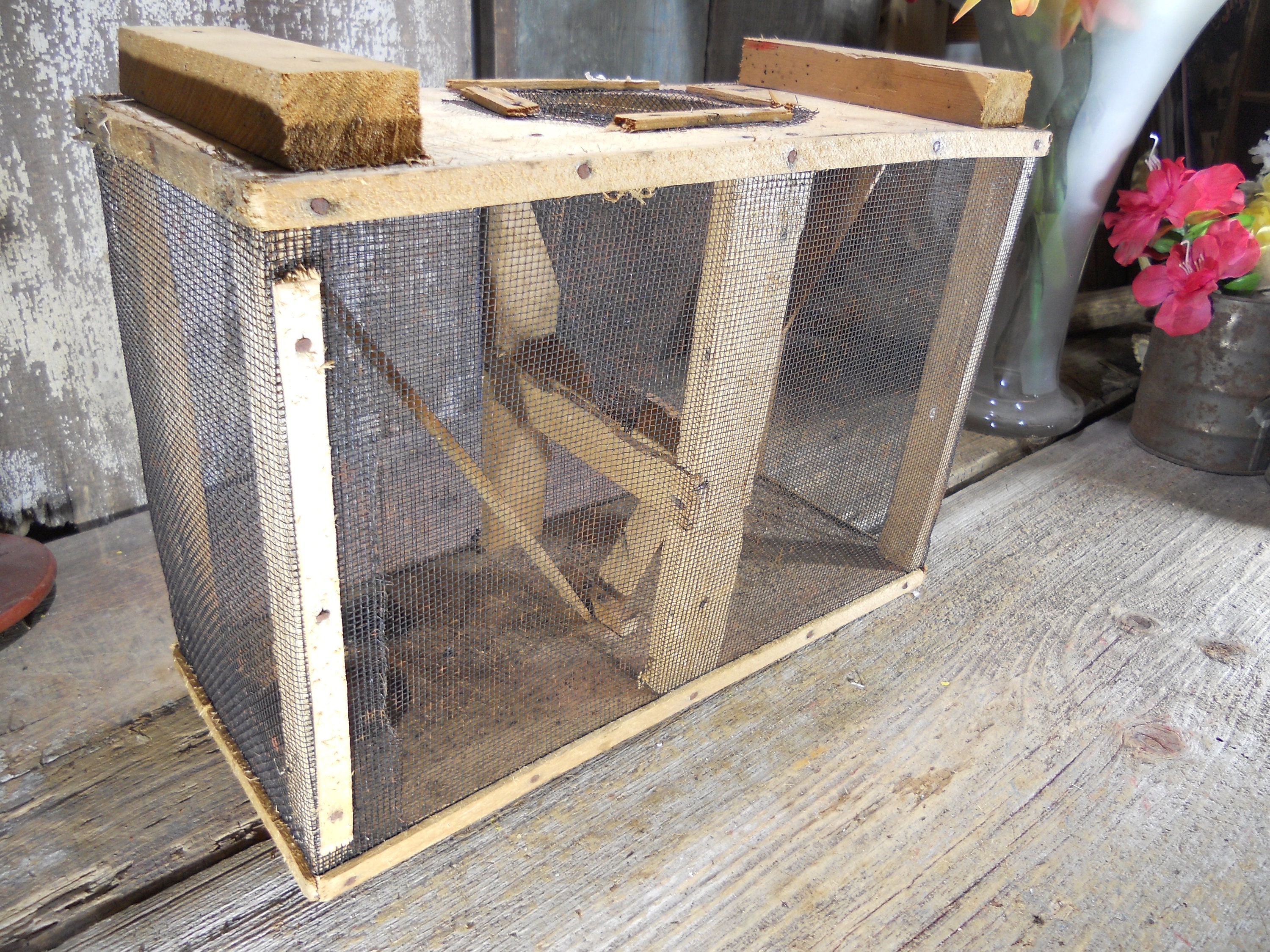 Vintage Handmade Trap. Decor Bee Trap - Etsy
