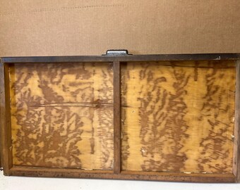 Letter Press Tray/printer Drawer. Cleaned, Wood Display, Thimbles ...