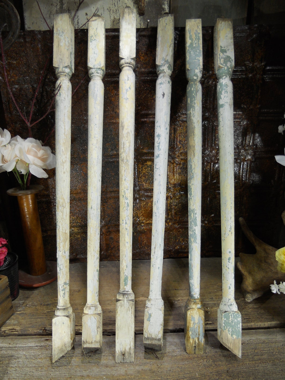 Vintage Table Legs, Industrial Salvage, Balusters, Stairs Spindles ...