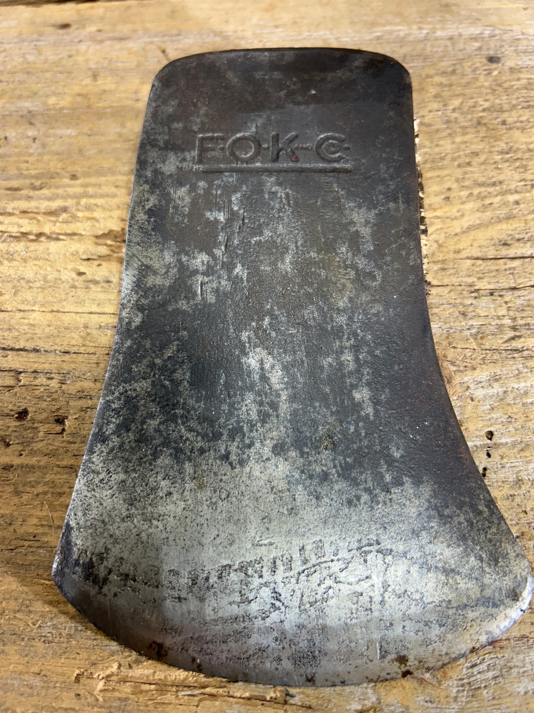 Vintage Axe ,f.o.k.co, Plumb Logger Axe, Hatchet, Ax Head, - Etsy