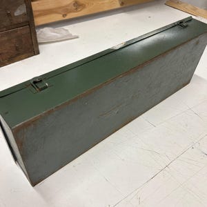 Metal Tool Box, Craft Box, Cleaned, Metal Crate Box. - Etsy