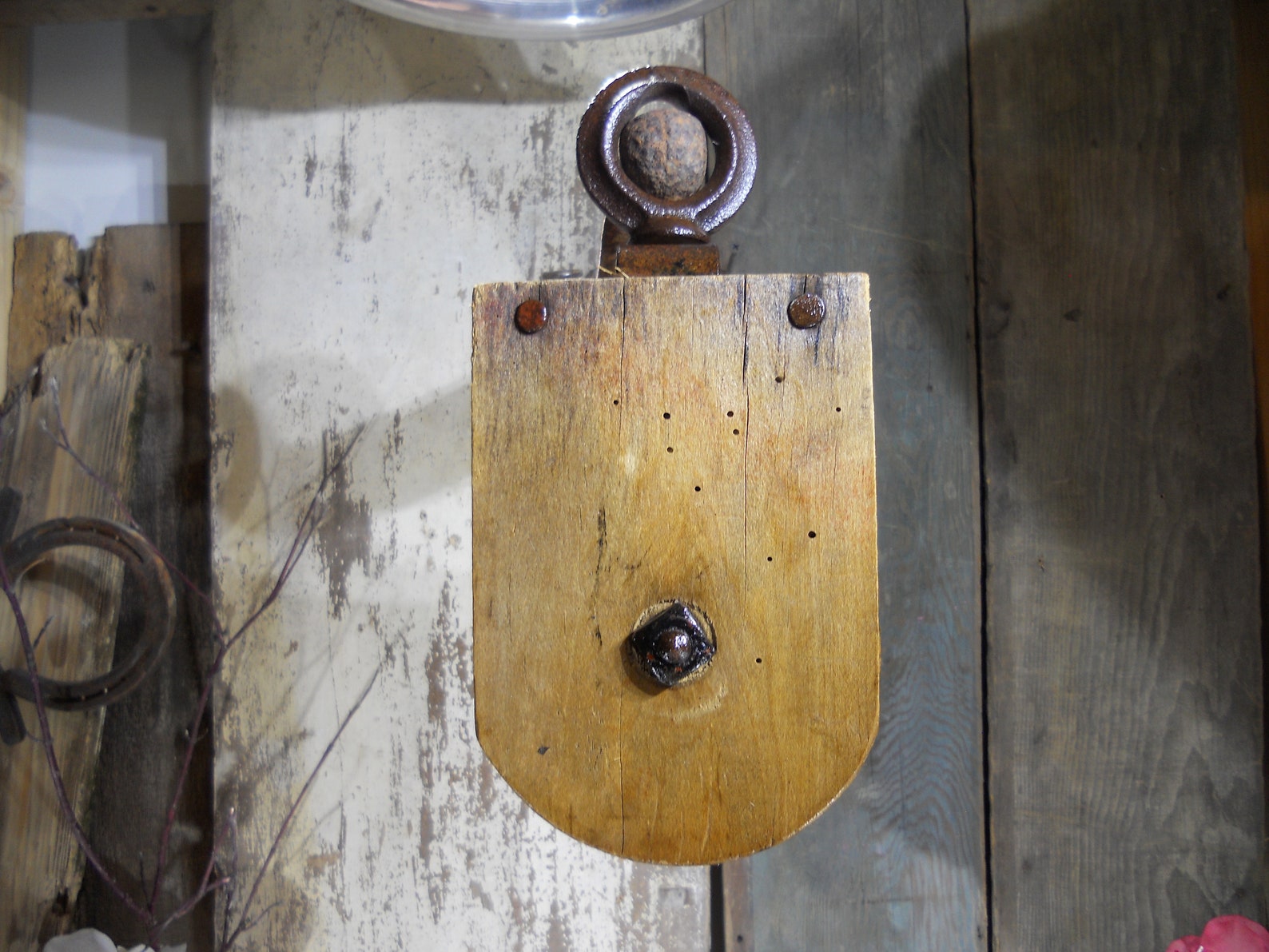 Antique Barn Pulley, Rope Pulley, Straight off the Farm - Etsy