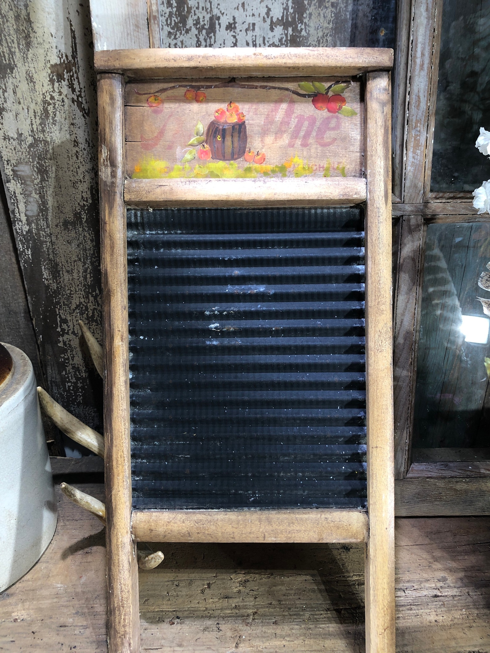Vintage Washboard Repurpose. Reuse. Farmhouse Magnet Board - Etsy