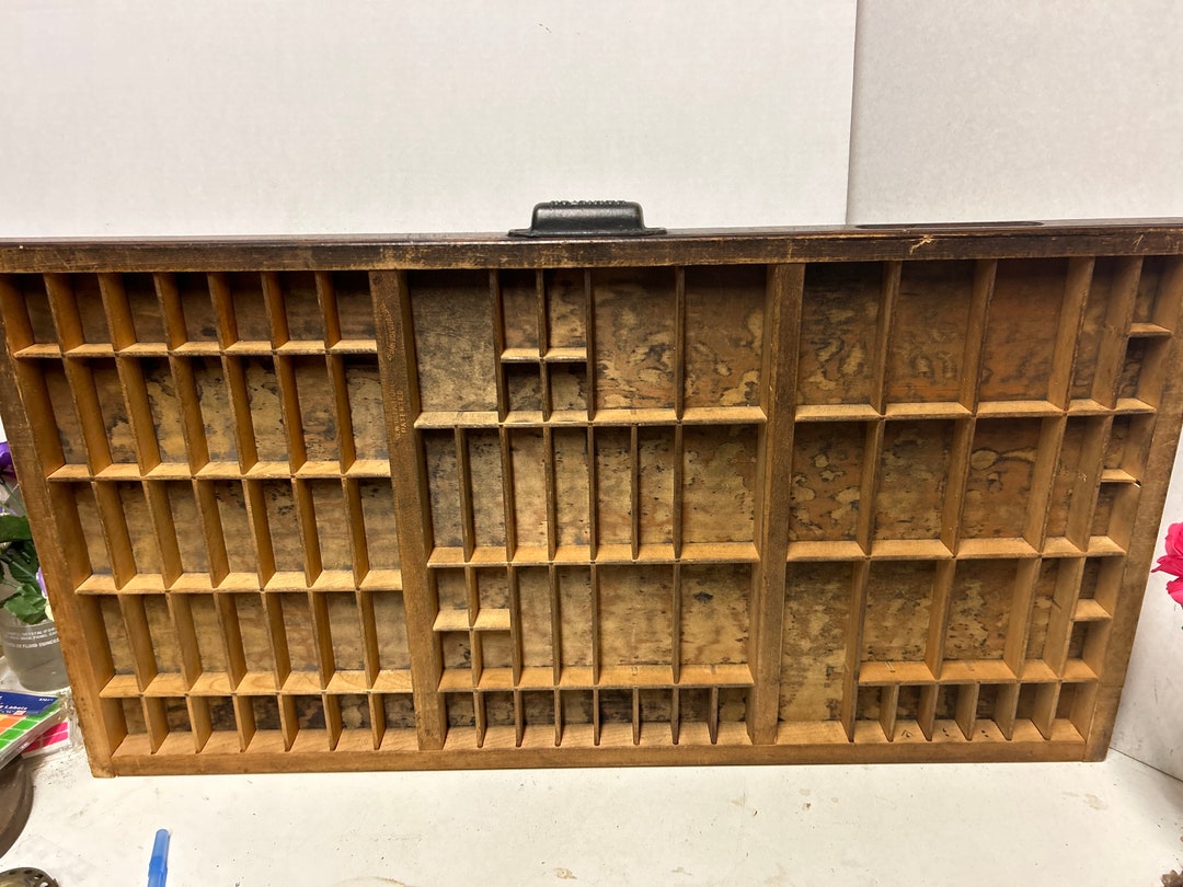 Antique Printer Drawer, Hamilton , Letterpress Tray, Typeset Tray ...