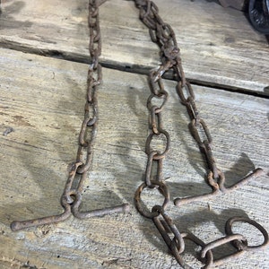 Vintage Cow Chain, Barn Chain , Farmyard. - Etsy