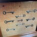 Antique Victorian Skeleton Key Display, Door Knob Lock Keys - Etsy