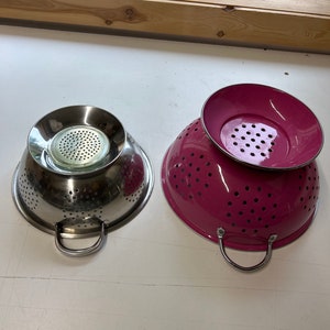 2 Colanders, 7 Quart, Pink, Sieves, Bowls , Strainer - Etsy