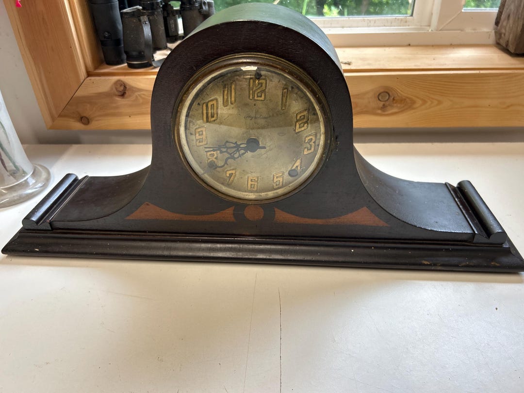 Antique Ingraham Clock, Non Working , Mantel, Folkart, Display - Etsy