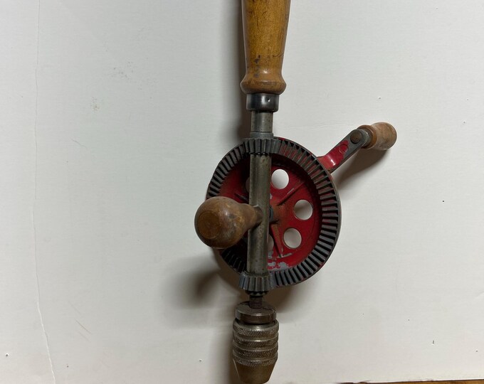 Antique Woodworking Hand Drill,auger., Vintage Hand Drill, - Etsy