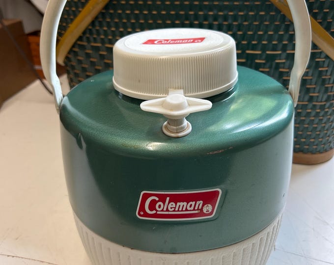 Vintage Coleman Thermal Water Jug, Picnic, Barbecue - Etsy
