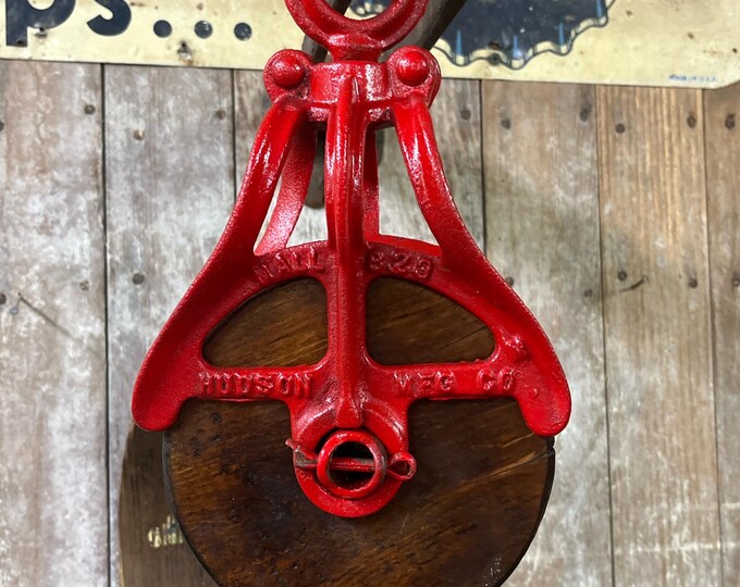 Vintage Hay Trolley , Barn. Metal and Wood Pulley.. Farm Salvage. - Etsy