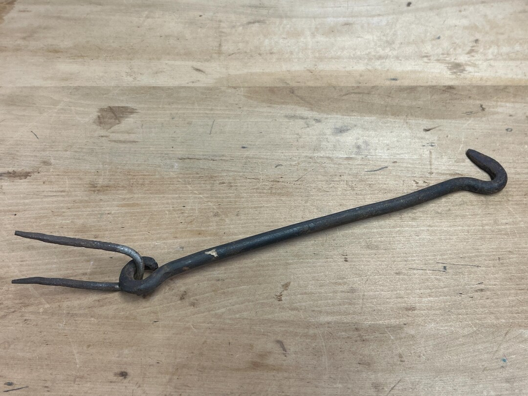 Vintage Blacksmith Forged Barn Gate Hook 10 Inches - Etsy