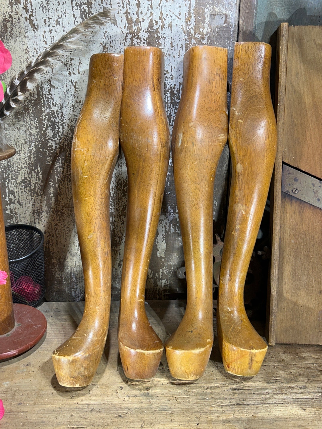 Vintage Table Legs, Industrial , Victorian, Coffee Table Leg - Etsy