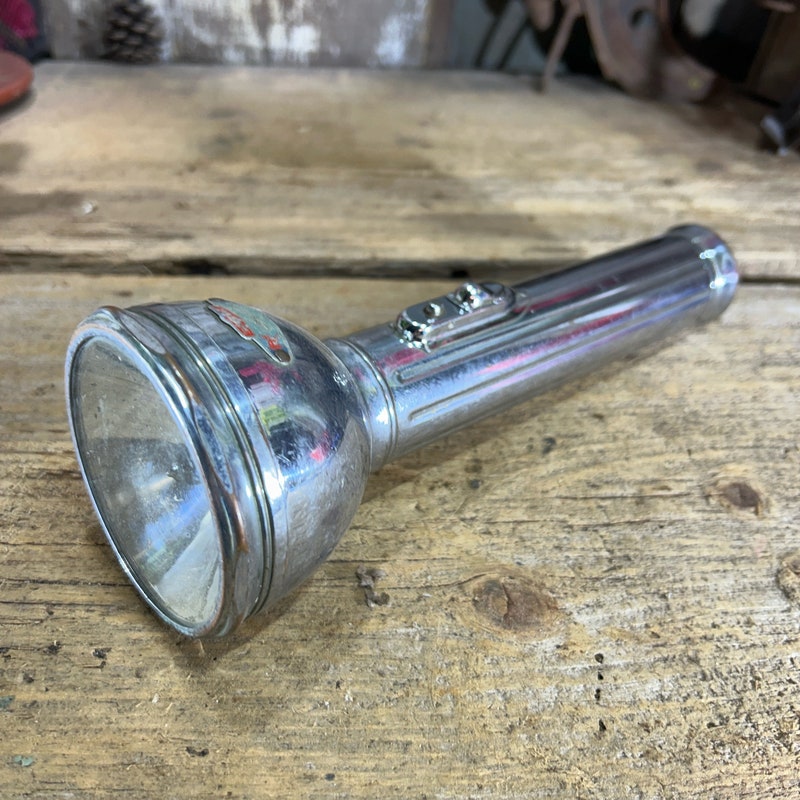 Antique Flashlight - Etsy