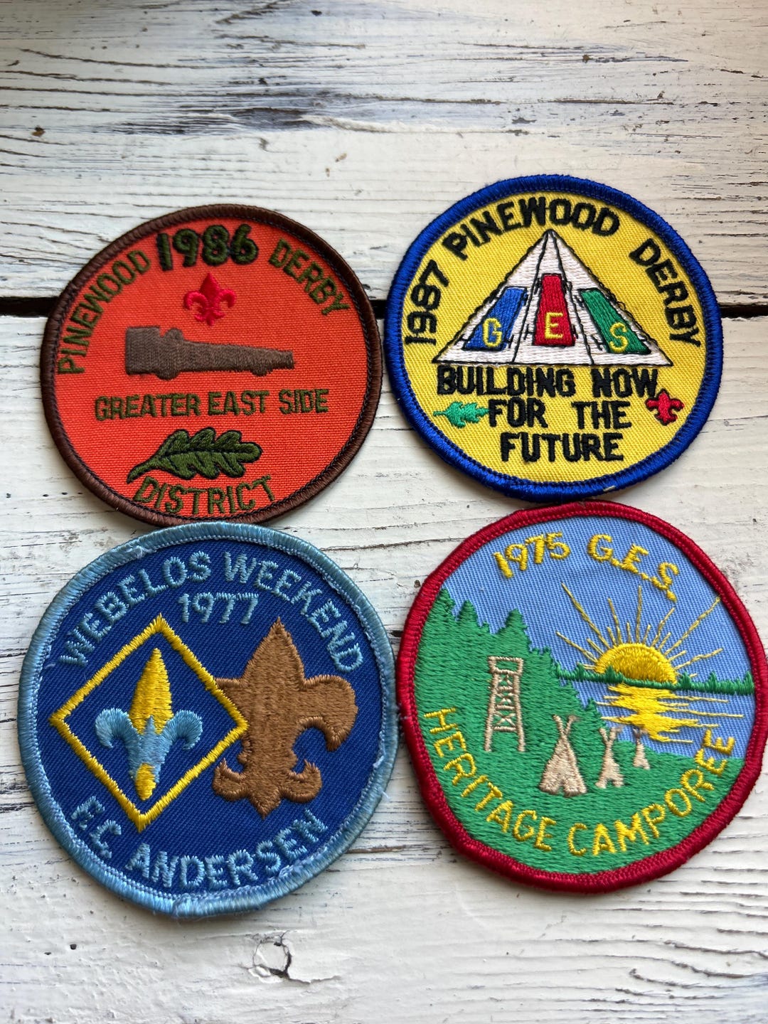 Webelo’s ,cub Scouts,boy Scout Patch ,pinewood Derby, 4 Patches - Etsy