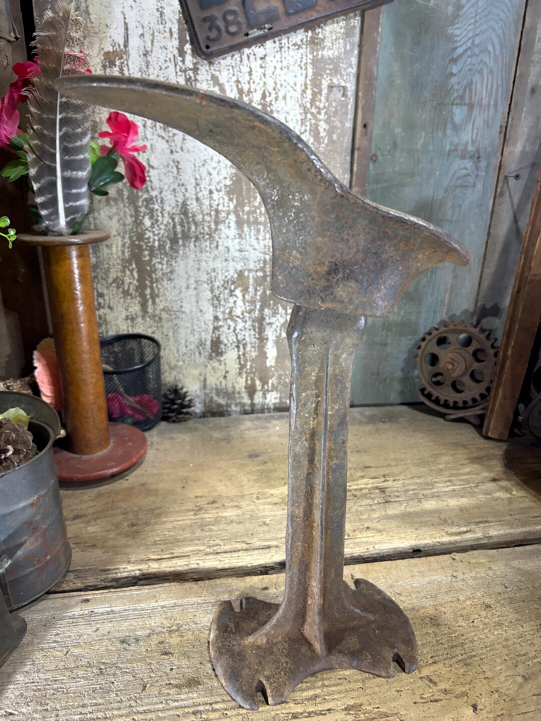 Antique Shoe Cobbler, Anvil , 1890's Shoe Form - Etsy