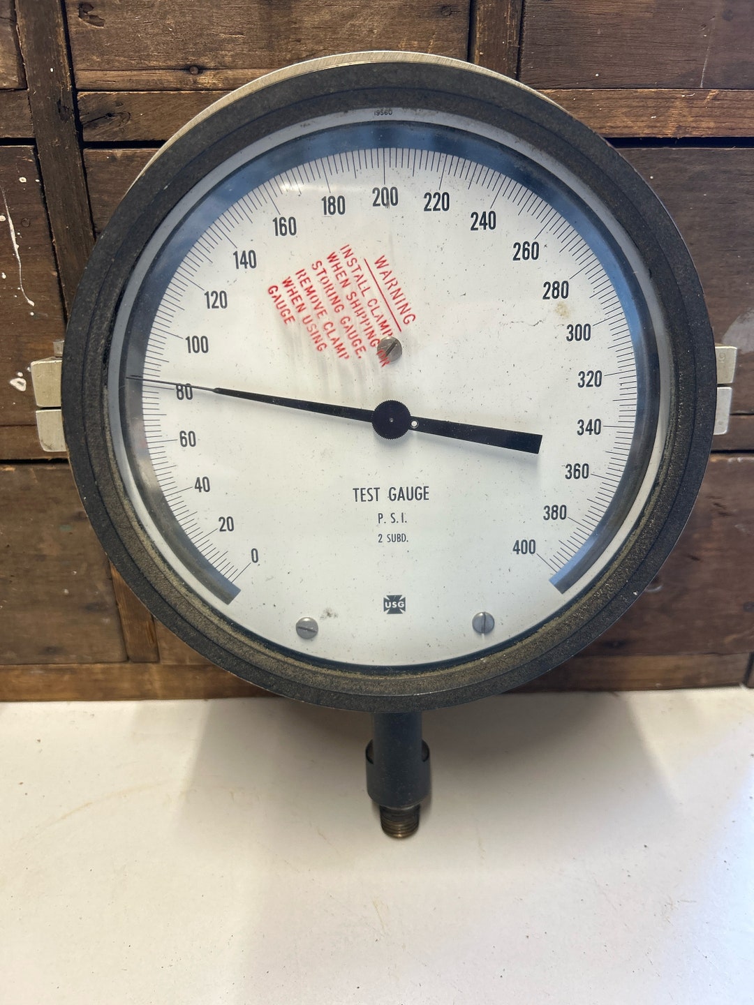 Vintage Pressure Gauge. 6 Inch Large. Steampunk, 400 P.s.i - Etsy