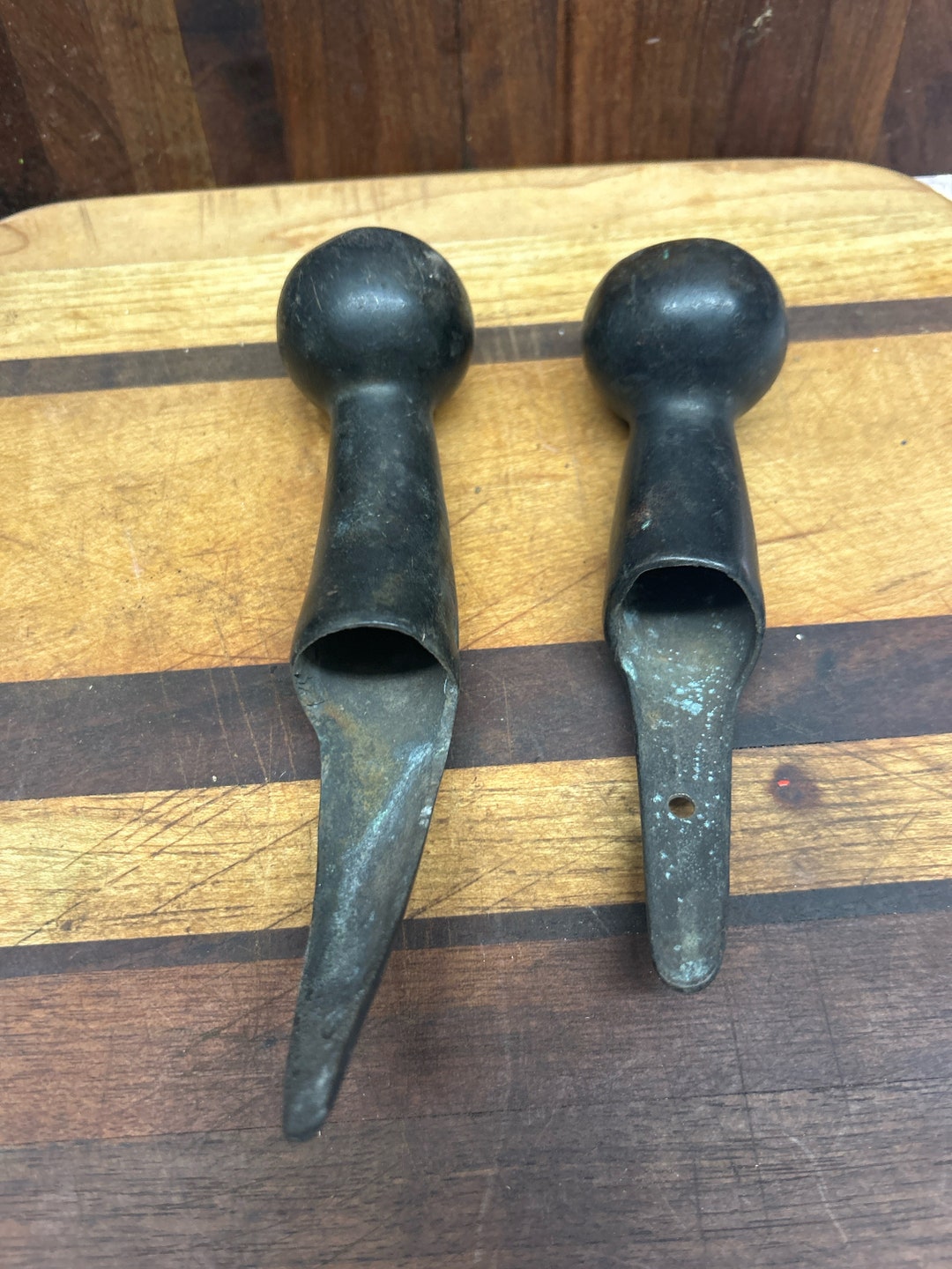 Vintage Horse Collar Brass Knobs, Hames,harness. Leather, Farm Barn ...