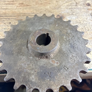Vintage Industrial Salvage, Steampunk, Metal Gear Sprocket, Farm ...